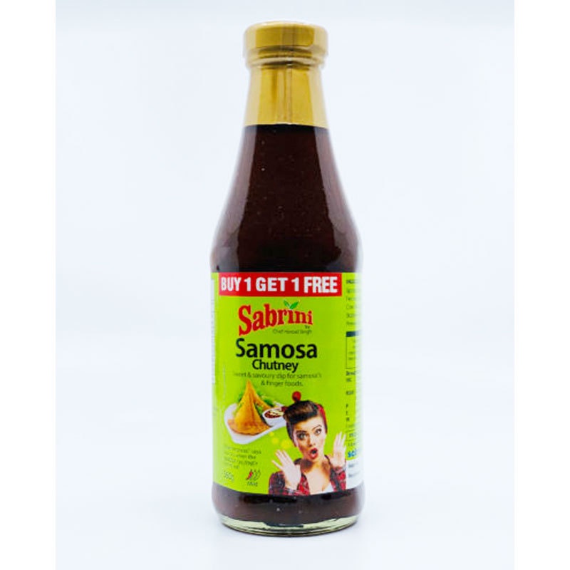 SABRINI SAMOSA CHUTNEY 360GM - AUKART.COM.AU